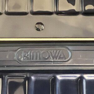 RIMOWA | Bags | 699 Authentic Rimowa Made In Canada Blue Aluminum 4 ...